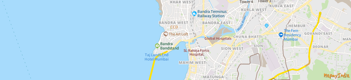 ONGC Colony Bandra West, Mumbai: Map, Property Rates, Projects, Photos ...