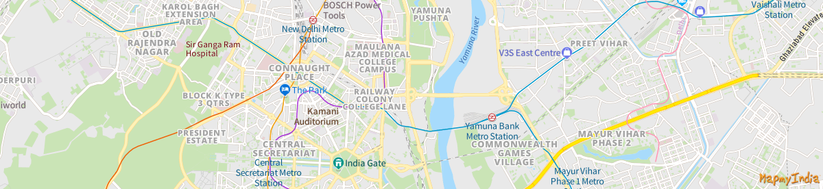 Subhash Chandra Bose Marg, New Delhi: Map, Property Rates, Projects ...