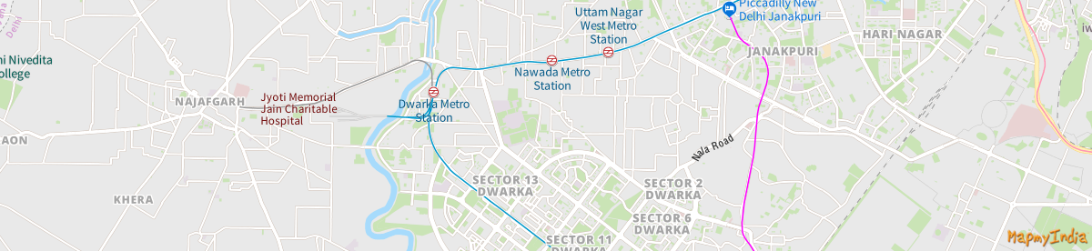 Pocket 1 Dwarka Sector 3 Matiala, New Delhi: Map, Property Rates ...