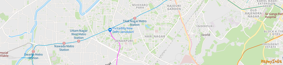 Pocket GB Hari Nagar, New Delhi: Map, Property Rates, Projects, Photos ...