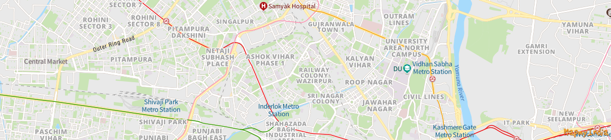 Deep Enclave Ashok Vihar, New Delhi: Map, Property Rates, Projects ...