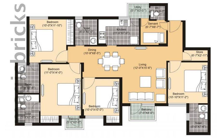Unitech Sunbreeze in Sector 69 , Gurgaon: Price, Brochure, Floor Plan ...
