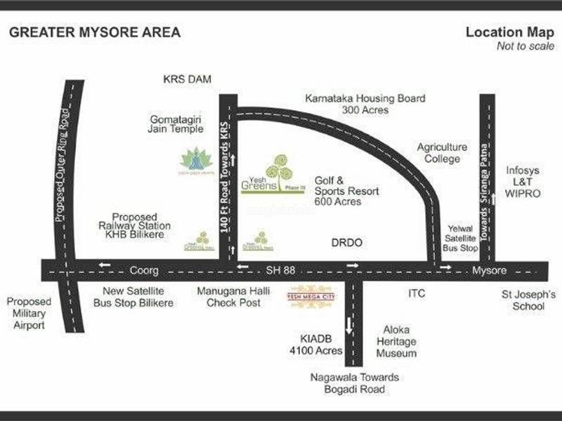 Yesh Mega City in Manuganahalli, Mysore: Price, Brochure, Floor Plan ...