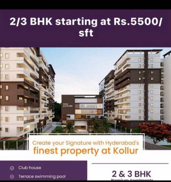 Signature Altius in Kollur, Hyderabad: Price, Brochure, Floor Plan, Reviews