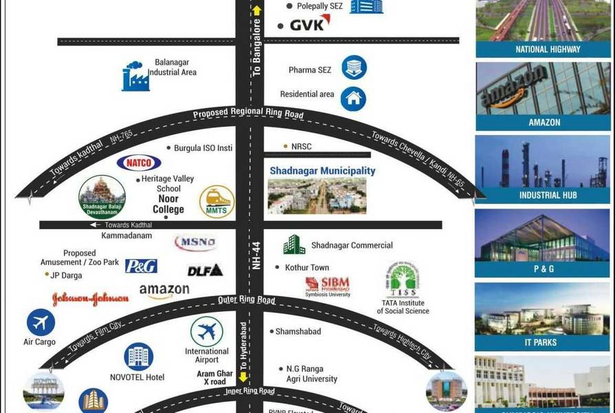 Suvarnakuteer Phase 1 2 and 3 in Shadnagar, Hyderabad: Price, Brochure ...