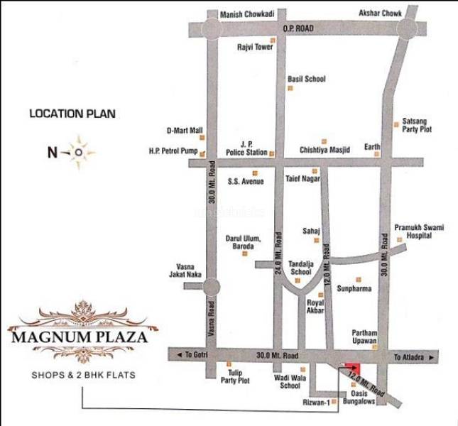Magnum Plaza in Sun Pharma Road, Vadodara: Price, Brochure, Floor Plan ...