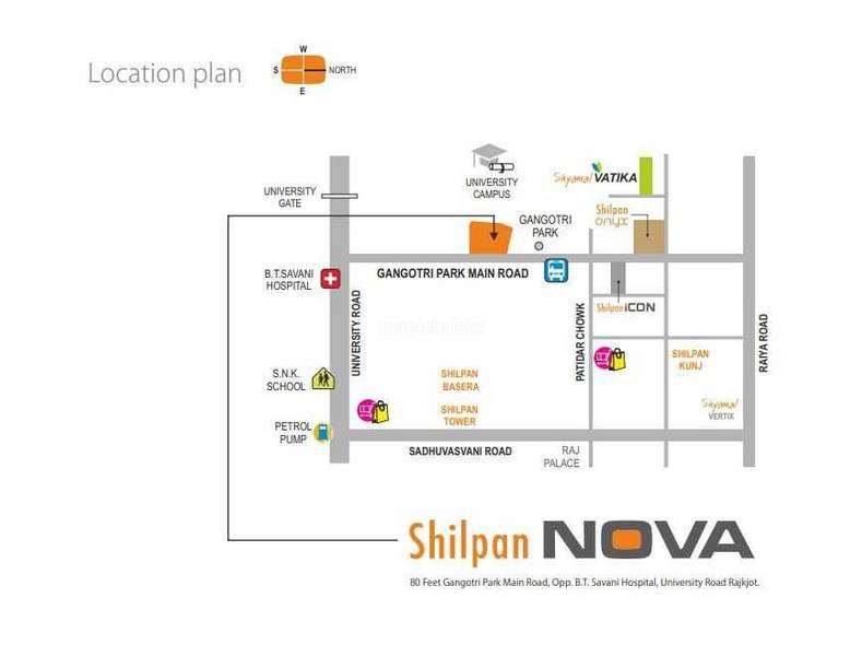 Shilpan Nova in University Road, Rajkot: Price, Brochure, Floor Plan, Reviews