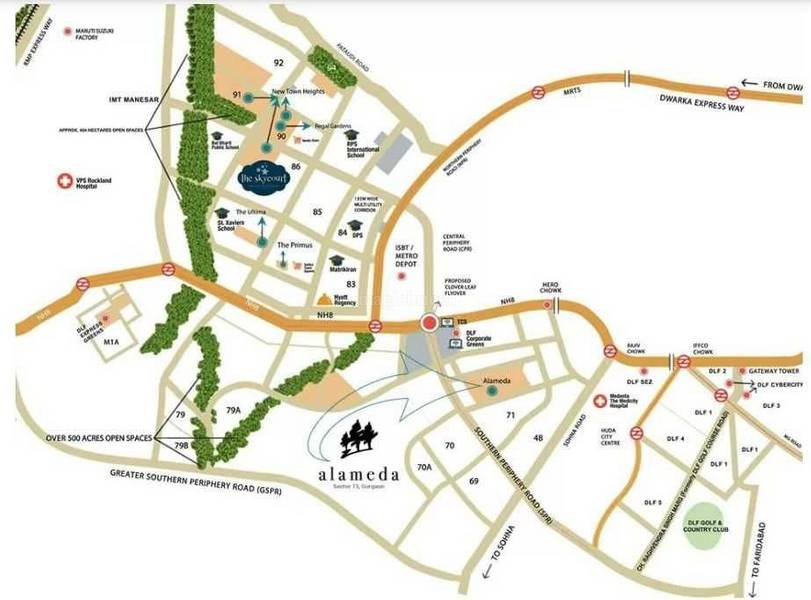 DLF Alameda in Sector 73, Gurgaon: Price, Brochure, Floor Plan, Reviews