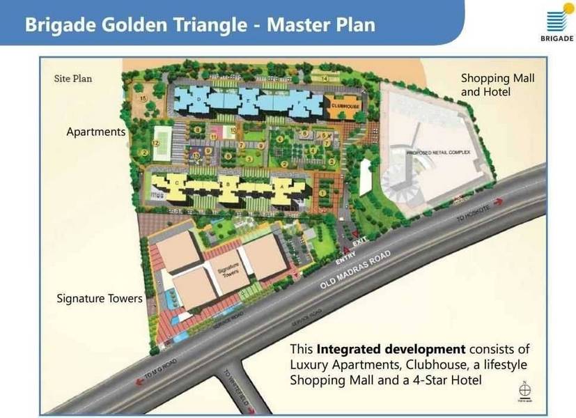 Brigade Signature Towers in Old Madras Road, Bangalore: Price, Brochure ...