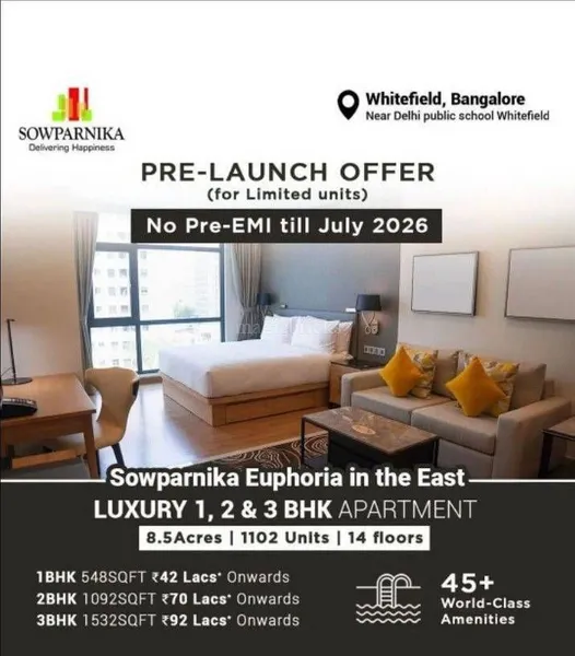 Sowparnika Euphoria in the East in Hoskote, Bangalore: Price, Brochure ...